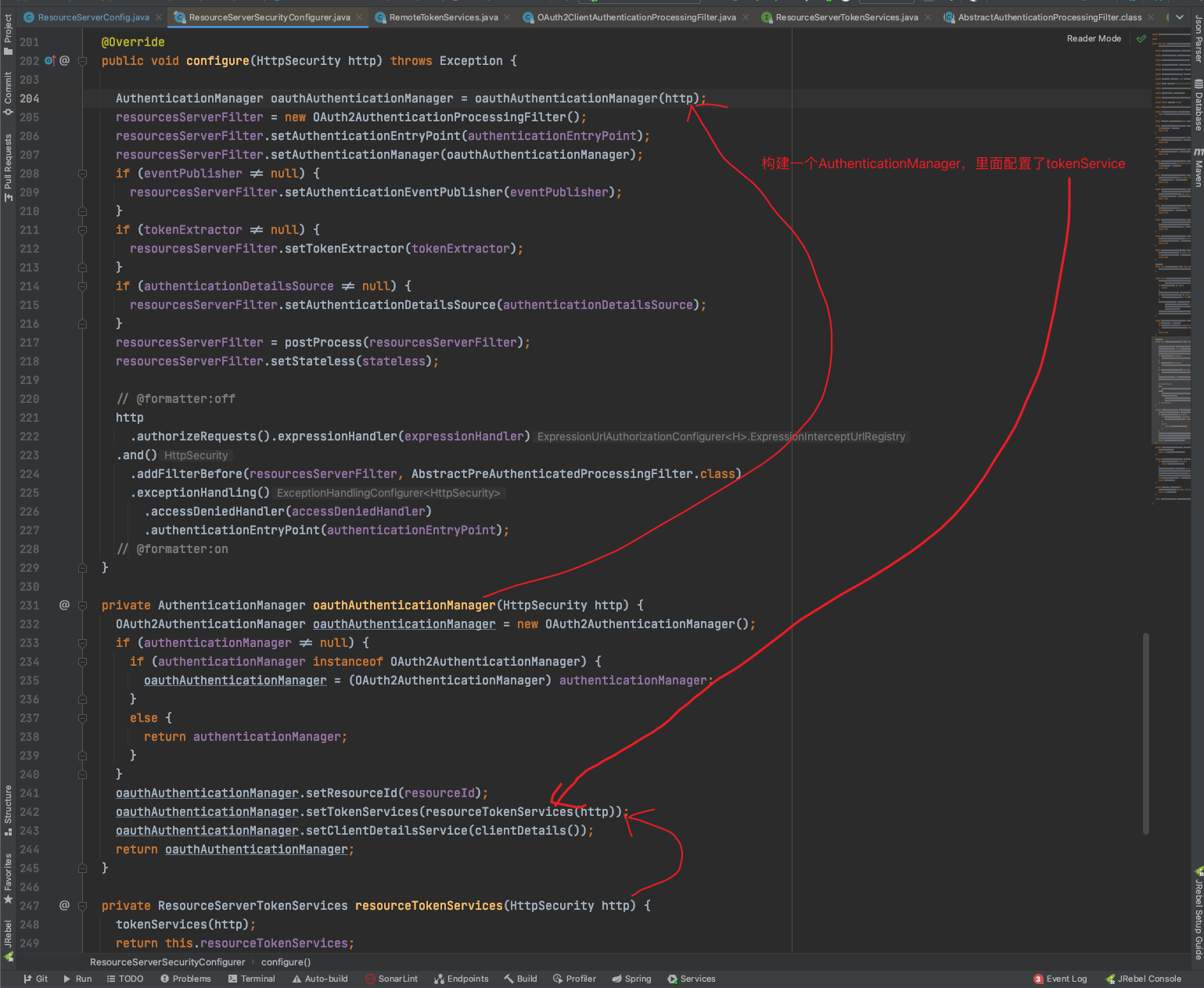 以RemoteTokenServices举例，从授权服务器获取OAuth2访问令牌，并将身份验证对象加载到 SecurityContext整个过程源码解析 | 会打篮球的程序猿